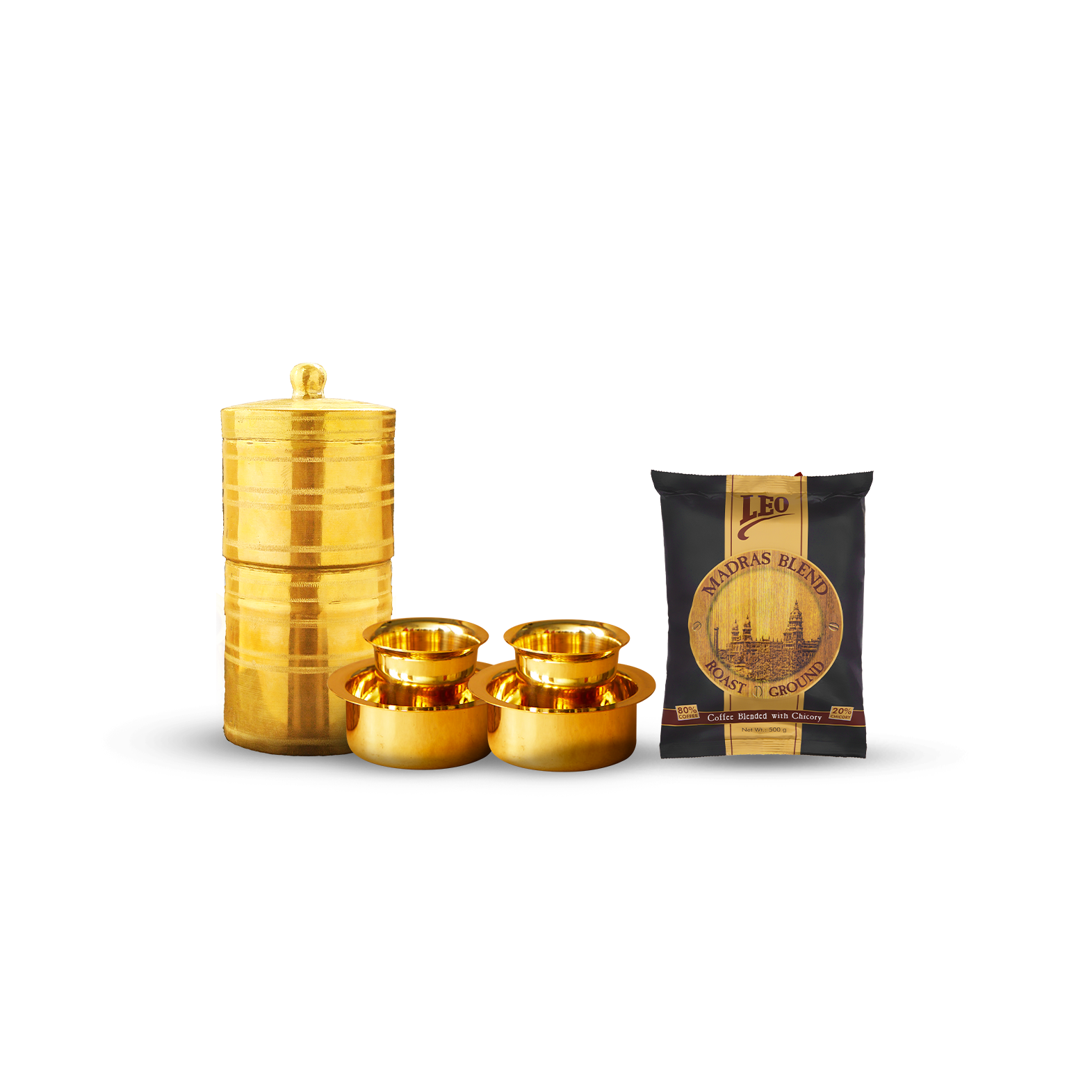 Brass Davara and Brass Filter - Leo Coffee